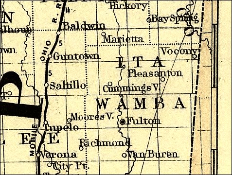 The Itawamba Historical Society Online: Archival Maps